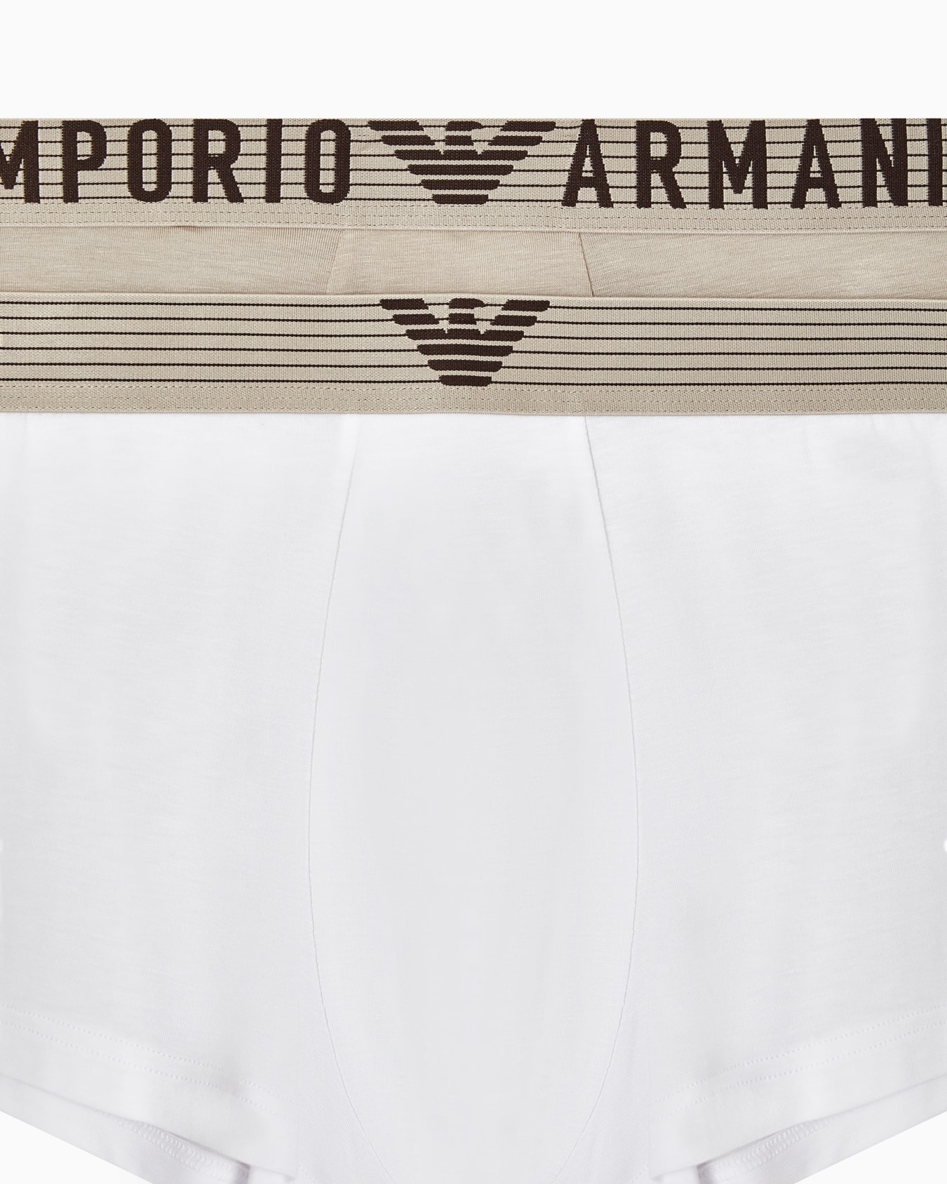 Two-pack of ASV soft-touch viscose boxer briefs | Emporio Armani