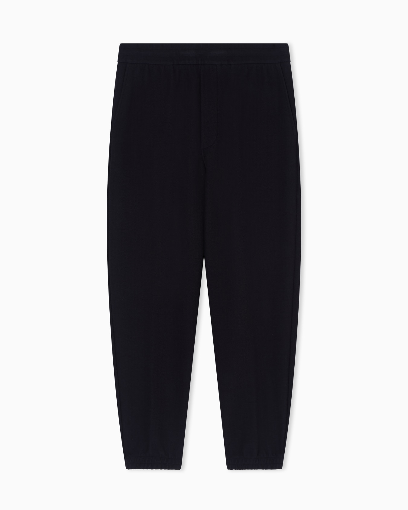 Lyocell-blend jacquard interlock jersey joggers | Emporio Armani