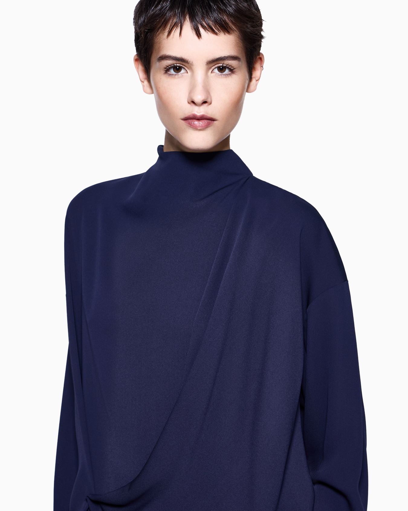 ASV triple silk georgette blouse | Giorgio Armani